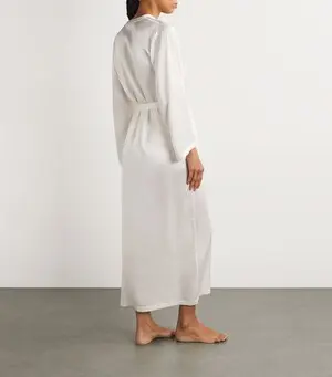 MARJOLAINE Silk Longline Tracy Robe