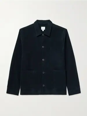 Sunspel Cotton-blend Moleskin Shirt Jacket