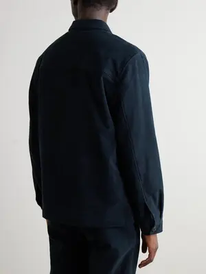 Sunspel Cotton-blend Moleskin Shirt Jacket