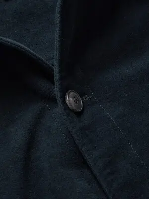 Sunspel Cotton-blend Moleskin Shirt Jacket