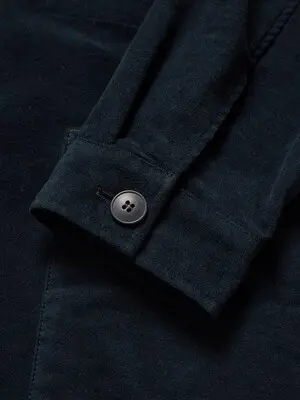 Sunspel Cotton-blend Moleskin Shirt Jacket