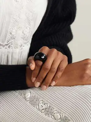 SOPHIE BUHAI Donut Onyx Ring
