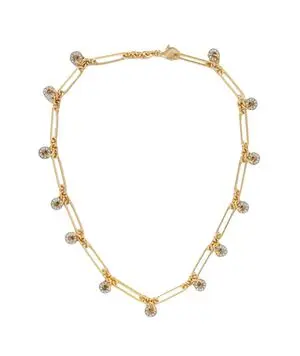 Maison Mayle La Ronde Crystal Necklace - Gold