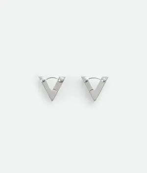 Bottega Veneta Rivet Earrings - Silver