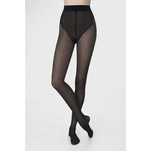 SKYTIGHTS Cabincomfort 70 Denier Sheer Compression Tights - Black Tights