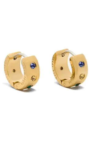 Kate Spade New York Chunky Huggie Hoop Earrings - Multi