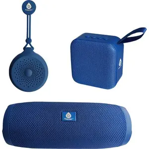 PURSONIC Peak Sound Trio Ultimate Wireless Speaker Collection - Blue