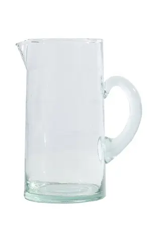 VERVE CULTURE Moroccan Cone Jug - Clear