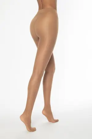 SKYTIGHTS Jetset 40 Denier Sheer Compression Tights - Nude/shade 9