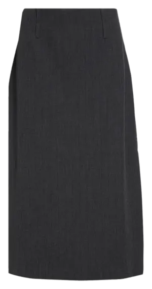 St. John Pinstripe Skirt