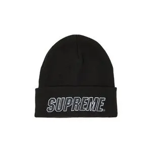Supreme Slant Beanie - Black