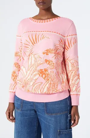 Marina Rinaldi Fascino Hydrangea Sweater