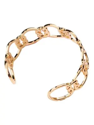 DLORIA Plated Love Knot Cuff Bracelet