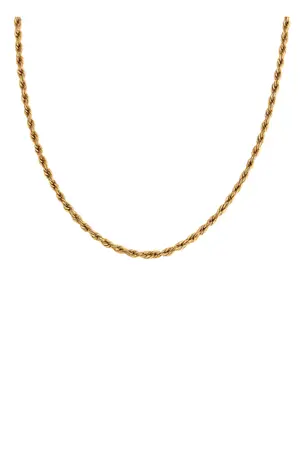 DLORIA Hollywood Sensation Rope Chain Necklace - Gold
