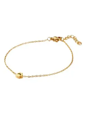 DLORIA Hollywood Sensation Paw Charm Adjustable Bracelet - Gold