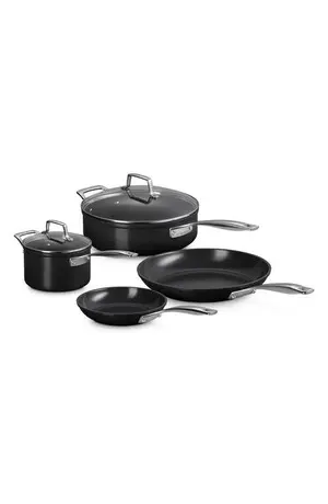 LE CREUSET 6-piece Essential Nonstick Ceramic Cookware Set - Black