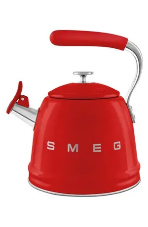 SMEG Whistling Kettle - Red