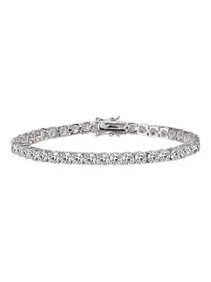 DLORIA Hollywood Sensation Tennis Bracelet With Cubic Zirconia - Silver