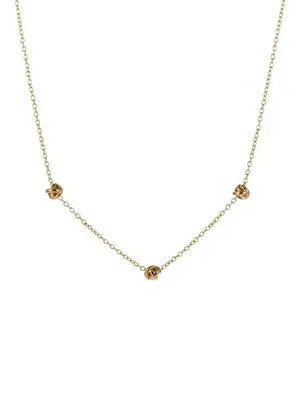 DLORIA Hollywood Sensation Love Knot Necklace - Gold