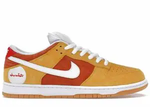 Nike Dunk Low Chocolate Skateboards Sun Sneakers - University Gold/white/dark Russet