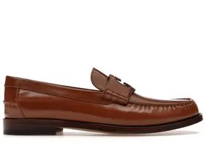 Gucci Interlocking G Low-top Loafers - Brown