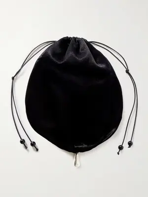 SOPHIE BUHAI Teardrop Embellished Pouch - Black
