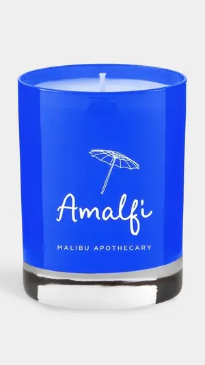 MALIBU APOTHECARY Amalfi Blue Candle