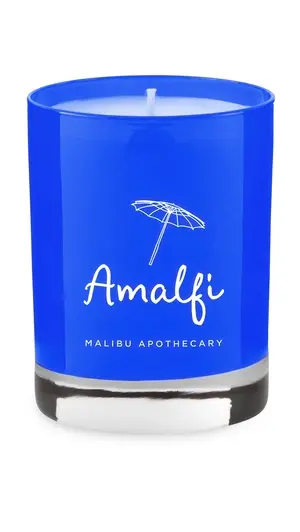 MALIBU APOTHECARY Amalfi Blue Candle
