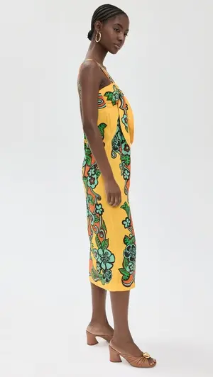 alemais flame midi dress Almais - Flame Midi Dress