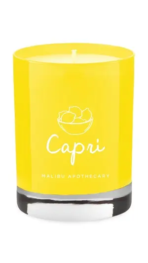 MALIBU APOTHECARY Capri Yellow Candle