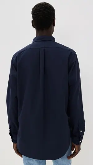 Polo Ralph Lauren Classic Fit Garment Dyed Oxford Shirt - Rl Navy