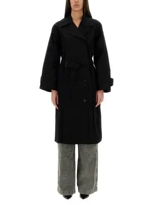 Michael Kors Michael Michael Kors Belted Trench Coat - Black