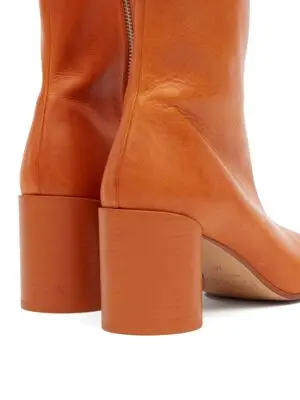 MAISON MARGIELA 70mm Stitch-out Leather Boots