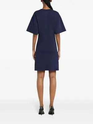 COURREGES T-shirt Mini Dress - Blue
