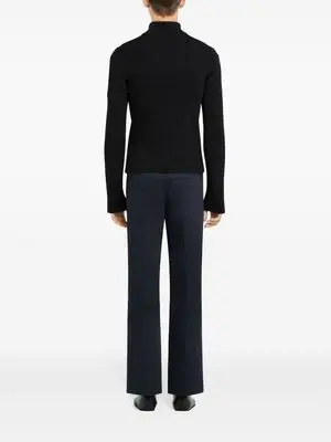 COURREGES Zipped Cardigan - Black