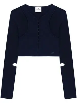 COURREGES Scuba Cardigan