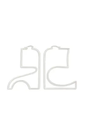 COURREGES Ac Earrings - Silver