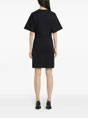 COURREGES T-shirt Mini Dress - Black