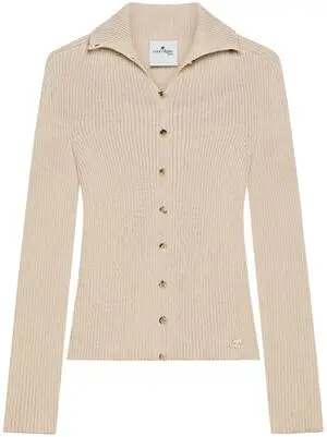 COURREGES Solar Cardigan - Neutrals