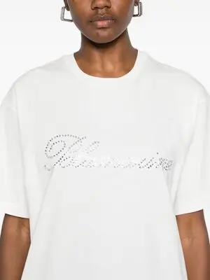 Blumarine Logo-appliqué T-shirt