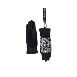 Bogner Touch Gloves - Off-white/black