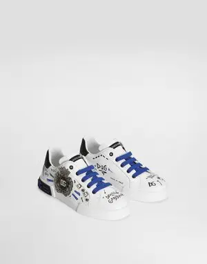 Dolce & Gabbana Portofino Light Printed Sneakers - Multicolor