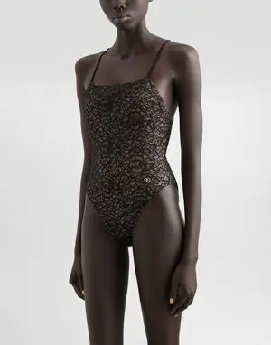 Dolce & Gabbana Lace One-piece Swimsuit