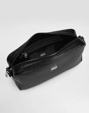 Dolce & Gabbana Calfskin Crossbody Bag - Black