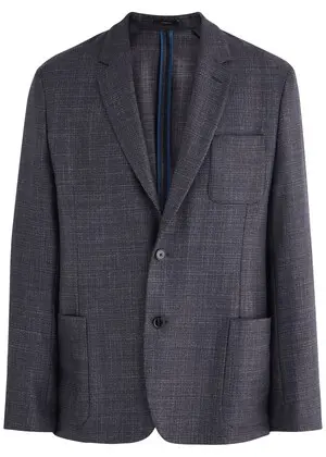 Paul Smith Wool-blend Blazer - Navy