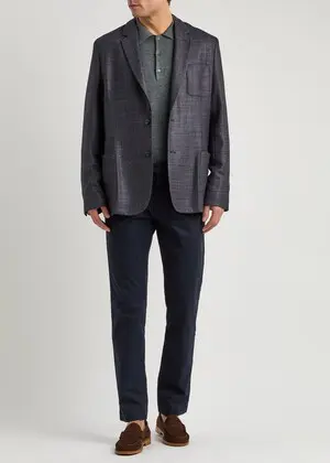 Paul Smith Wool-blend Blazer - Navy