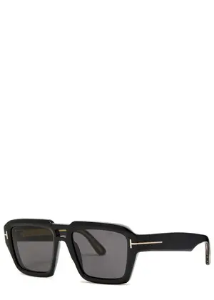 TOM FORD Aviator-style Sunglasses - Black