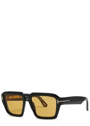 TOM FORD Aviator-style Sunglasses - Black