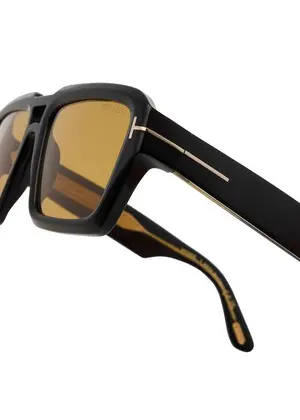 TOM FORD Aviator-style Sunglasses - Black