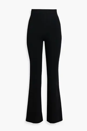 Rabanne Wool-blend Bootcut Pants - Black